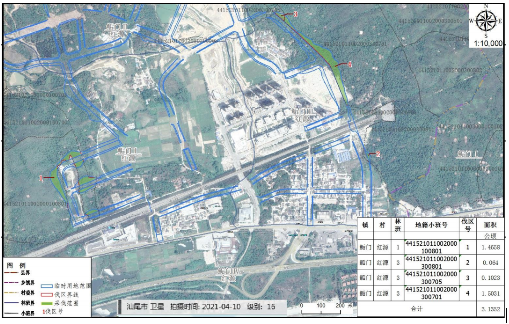 关于深汕湾机器人小镇市政道路和水系整治建设工程项目临时用林申请林木采伐的公示_深汕网